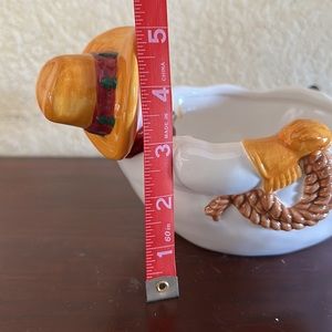 Figi | Holiday | Nib Cowboy Snowman Candy Bandit Dish | Poshmark